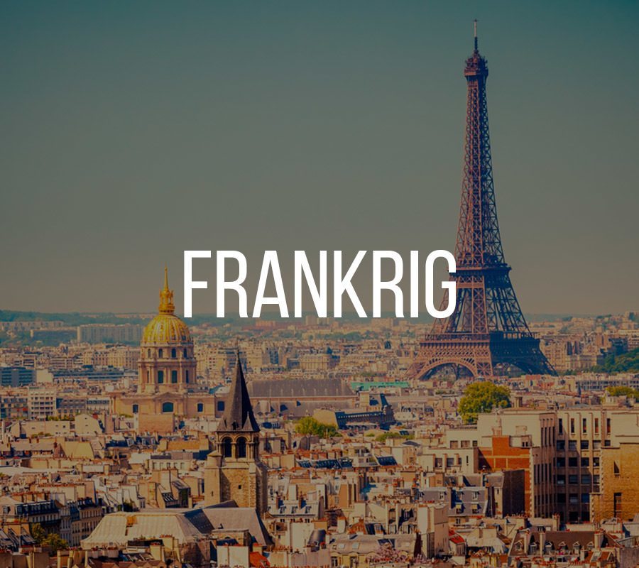 Læs om de bedste hoteller, restauranter og diskoteker i Frankrig